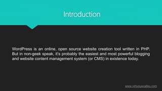 Wordpress - web development jalandhar | PPTX | Shareware and Freeware | Computer Software and ...