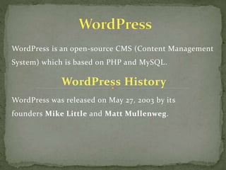 Word press | PPT