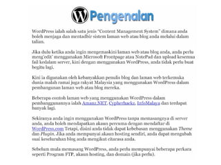 Panduan WordPress | PDF