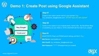 WordPress and IoT | PPTX
