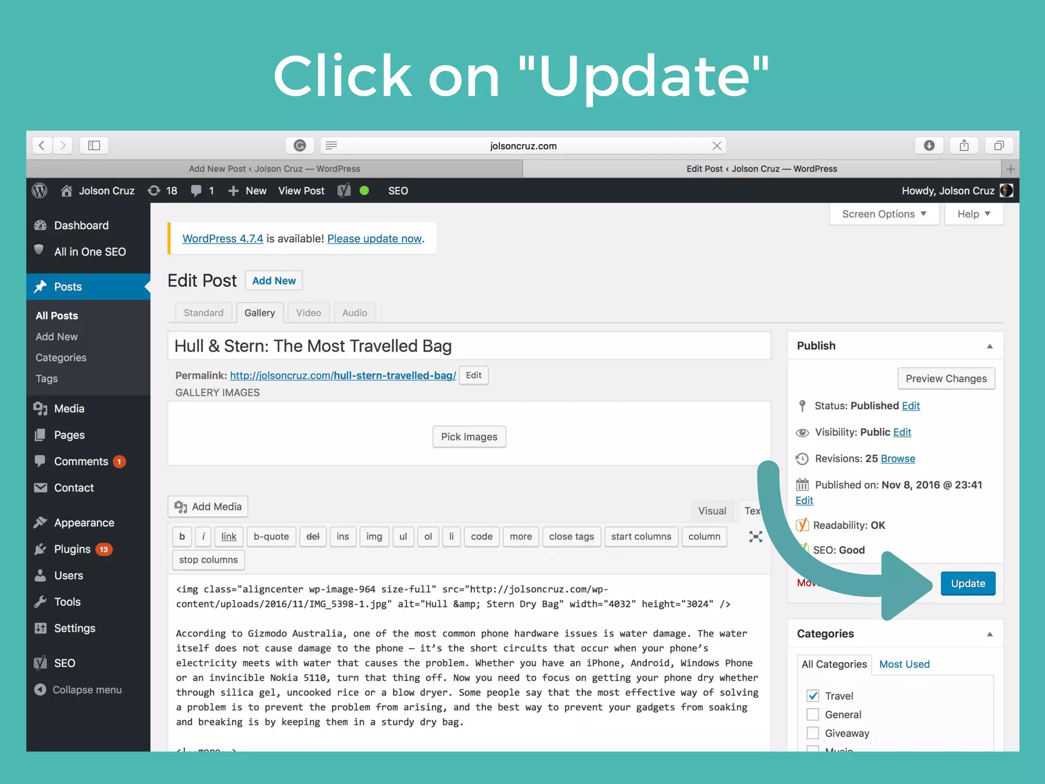 Wordpress CMS tutorial and guide manual | PDF