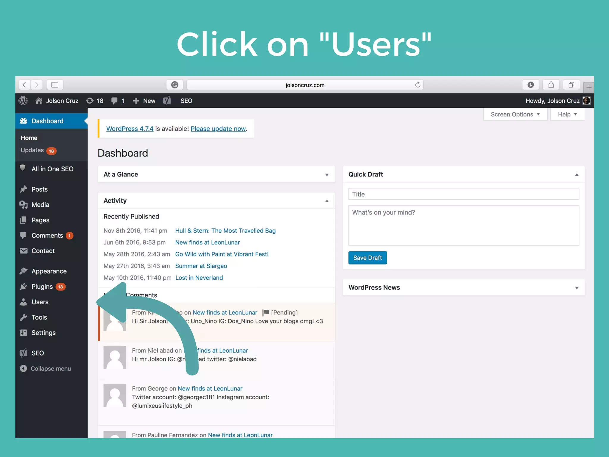 Wordpress CMS tutorial and guide manual | PDF