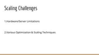 Wordpress website scaling challenges | PPT