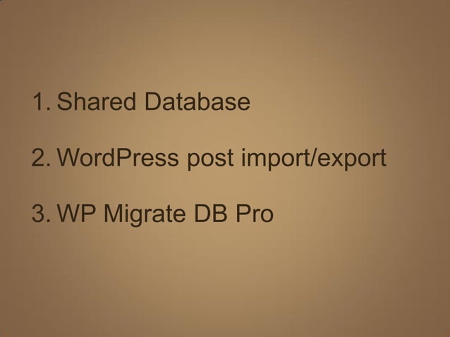 WordPress Workflows | PPT