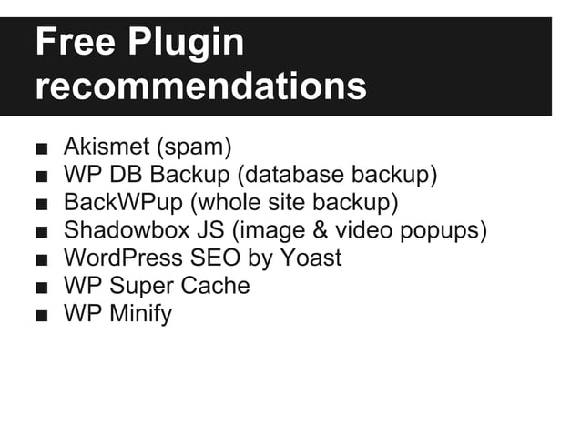 Wordpress 101 Ppt 