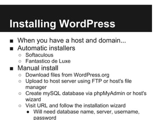 WordPress 101 | PPT