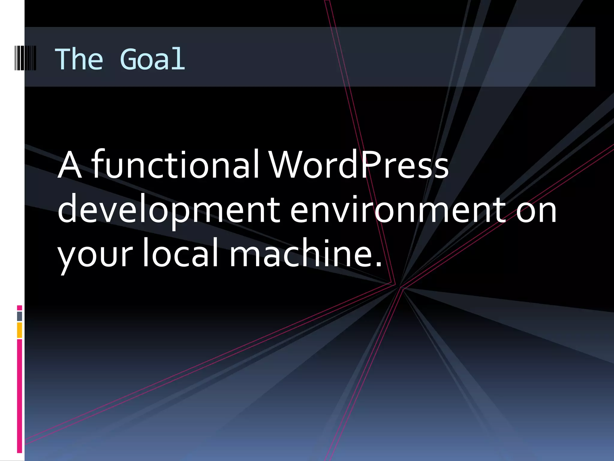 WordPress and MAMP | PPT