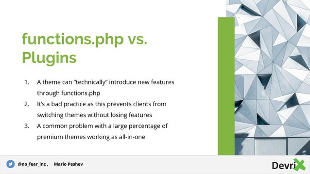 WordPress Architecture for Tech-Savvy Managers | PPT