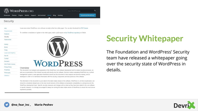 WordPress Architecture for Tech-Savvy Managers | PPT