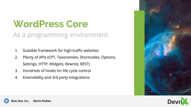 WordPress Architecture for Tech-Savvy Managers | PPT