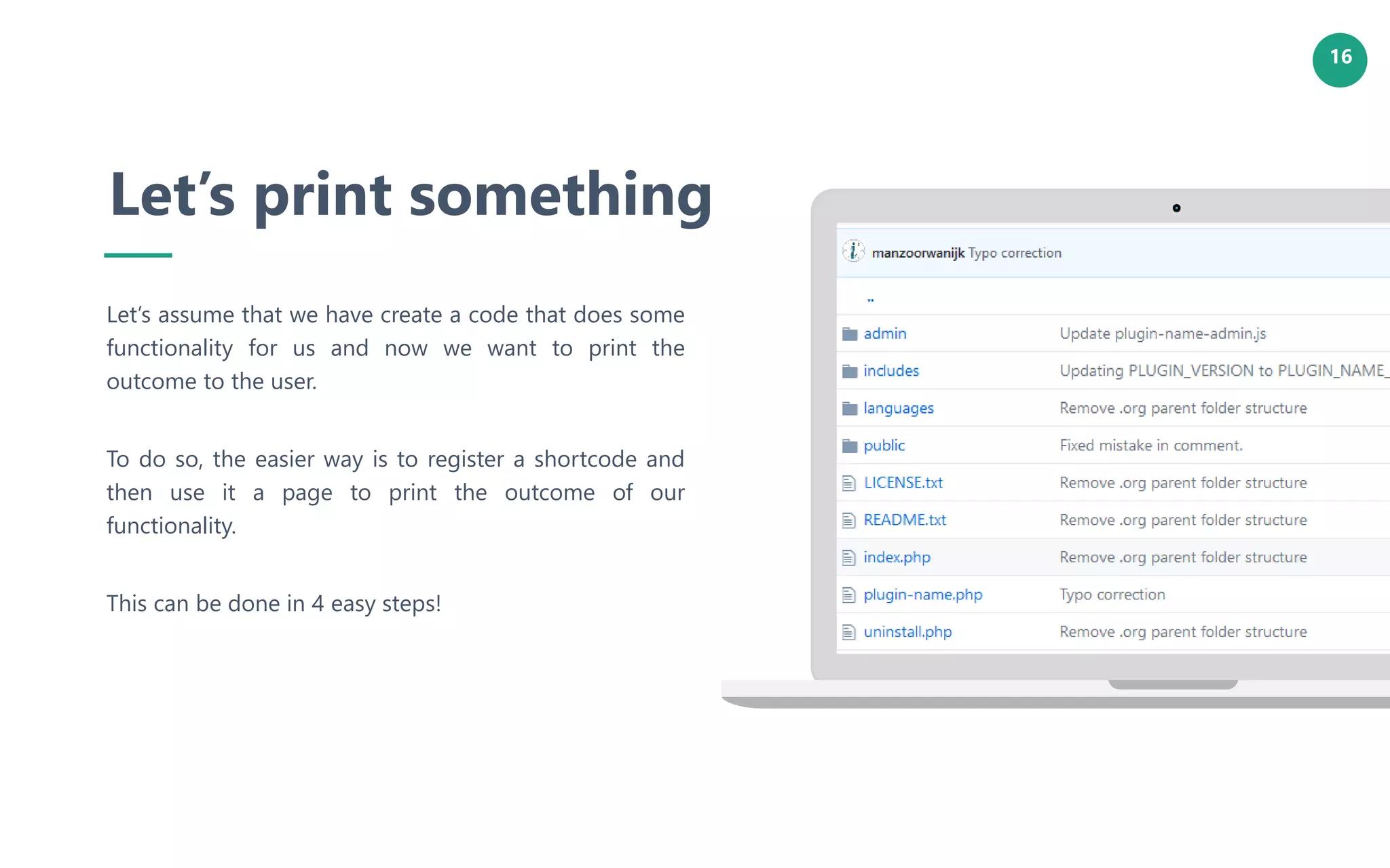 Wordpress as a framework | PPT