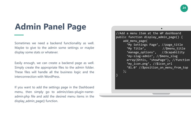 Wordpress as a framework | PPT
