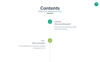 Wordpress as a framework | PPT