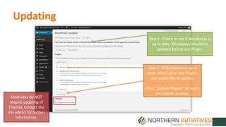 Wordpress backing Up and Updating | PPTX