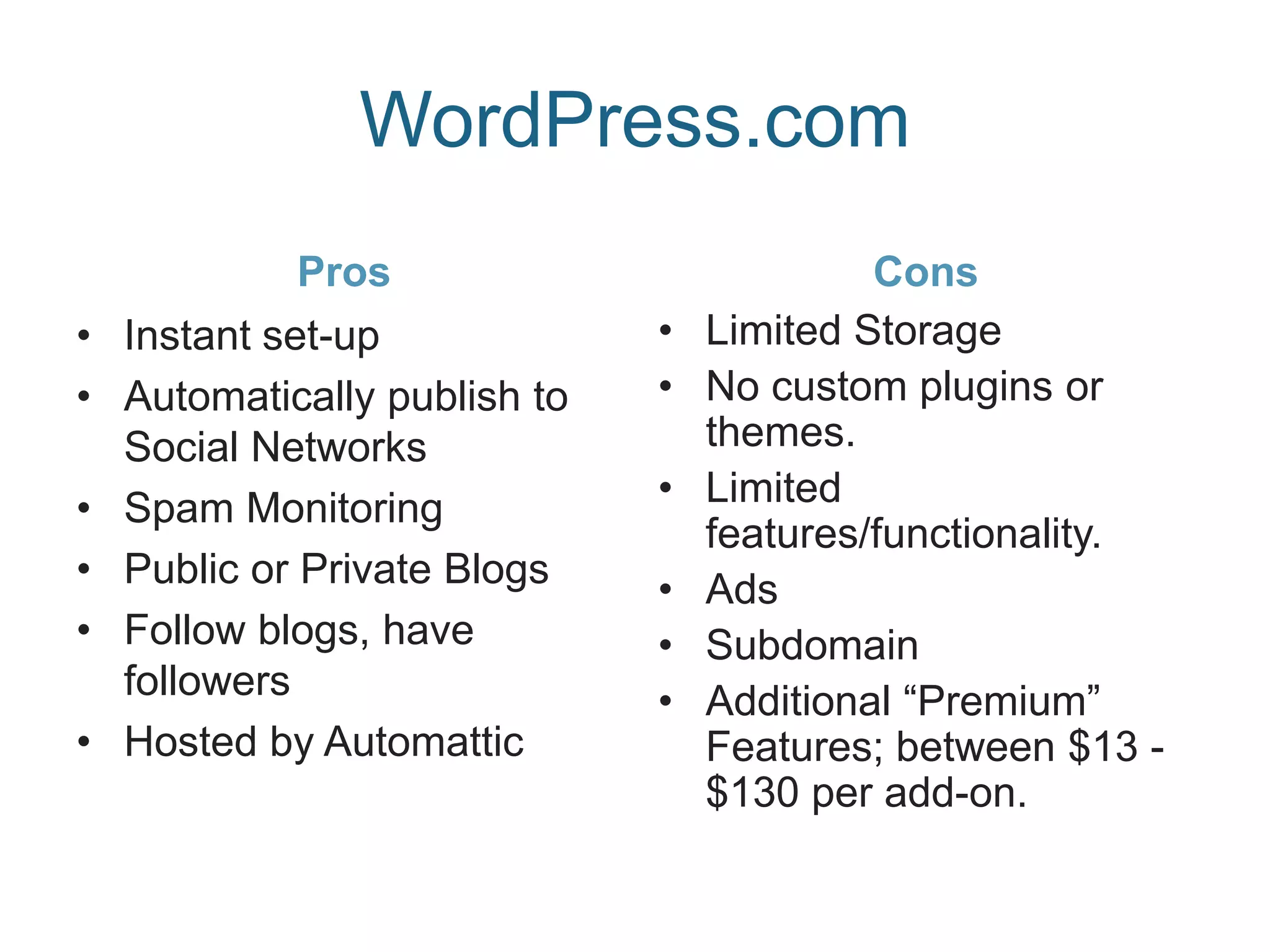 WordPress Basics | PPTX