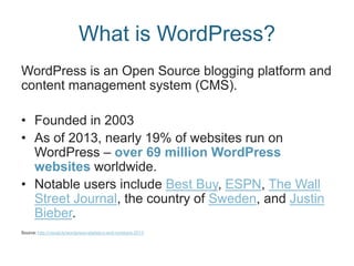 WordPress Basics | PPT