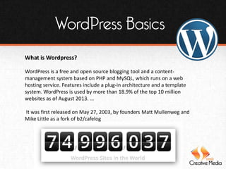WordCamp KC WordPress Basics | PPT