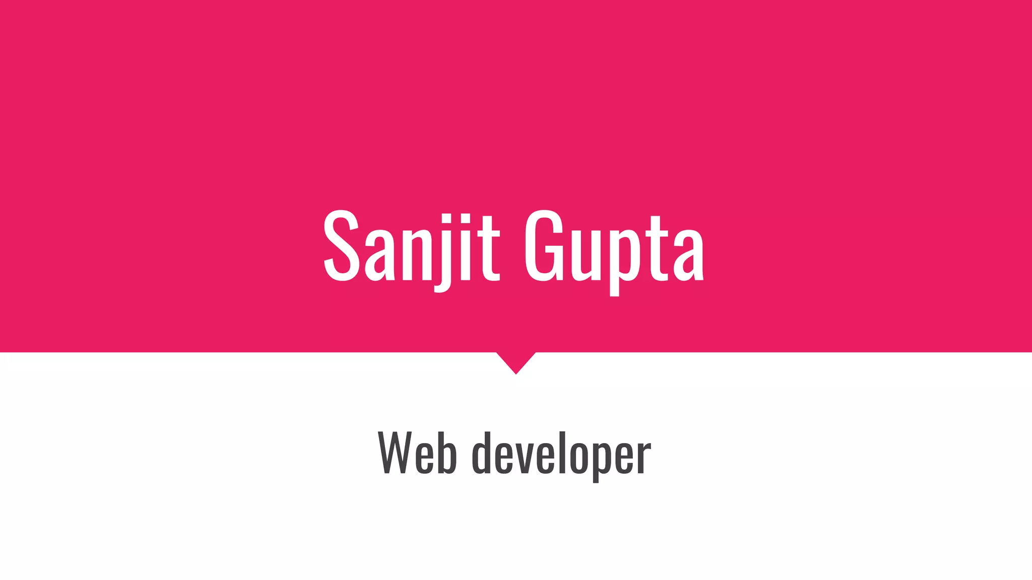 Wordpress by sanjit | PPT