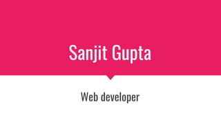 Wordpress by sanjit | PPT