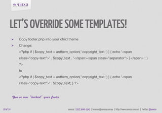 WordPress Child Themes | PPT