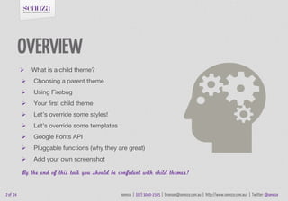 WordPress Child Themes | PPT