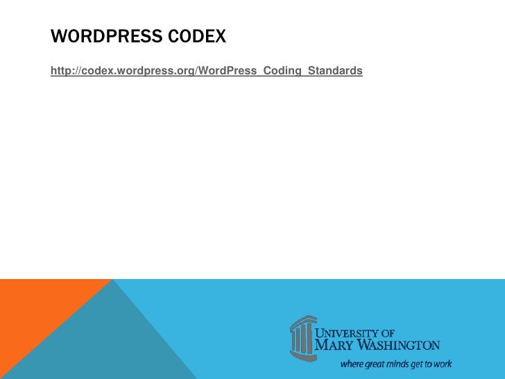 Wordpress Coding Standards 2008