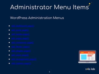 WordPress - Custom Page Settings + Salesforce API Integration | PPT