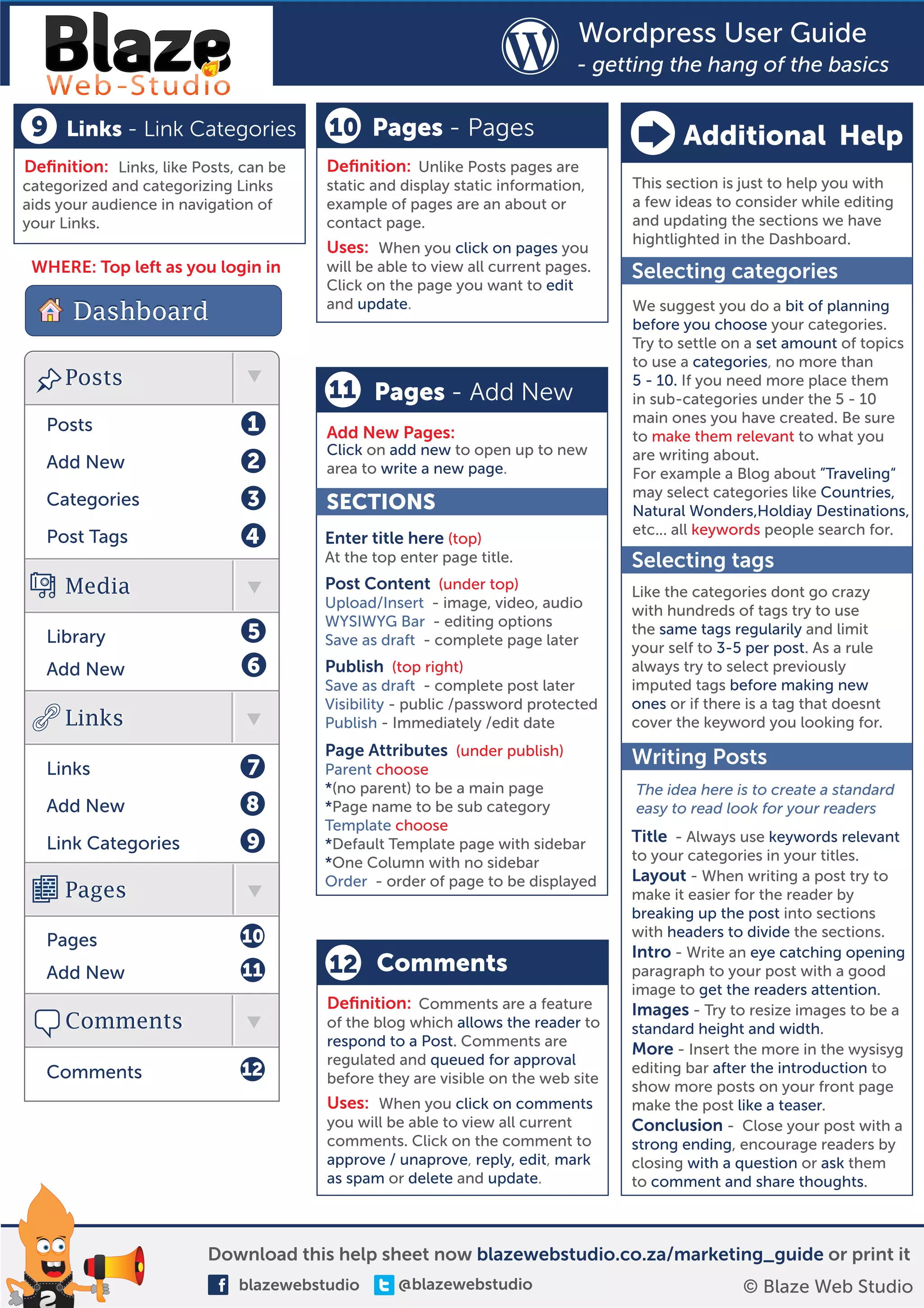Wordpress dashboard orientation and guide | PDF | Internet for ...
