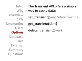 WordPress Data Storage | PDF | Web Development | Internet