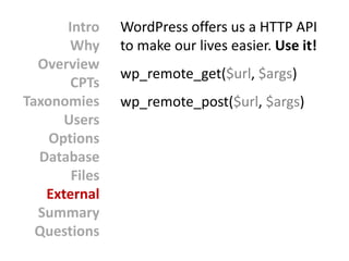 WordPress Data Storage | PDF | Web Development | Internet