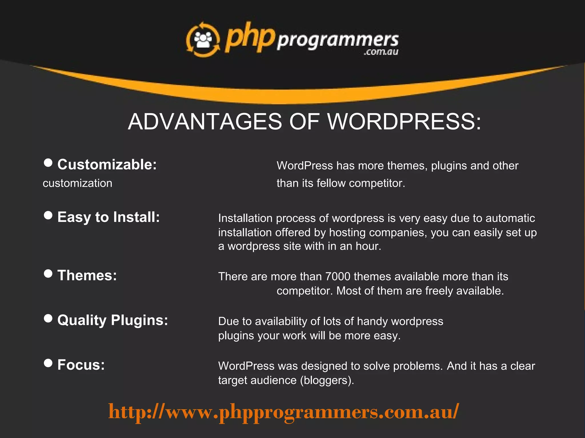Wordpress developers | PPT