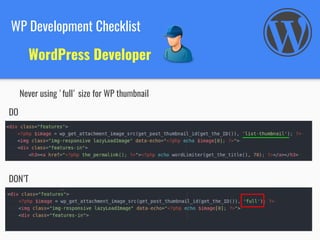 WordPress development checklist | PPT