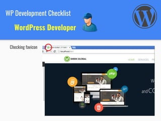 WordPress development checklist | PPT