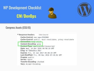 WordPress development checklist | PPT