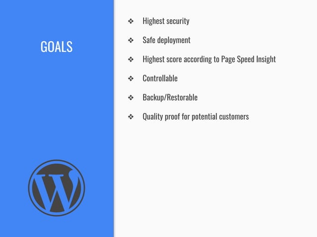 WordPress development checklist | PPT