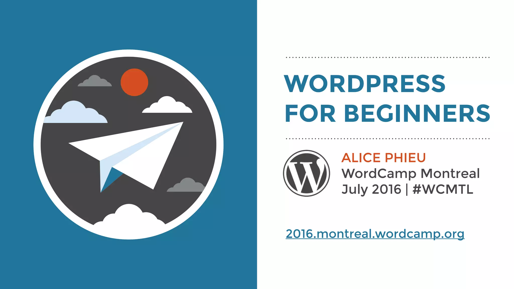 Alice Phieu - WordPress For Beginners | PPT