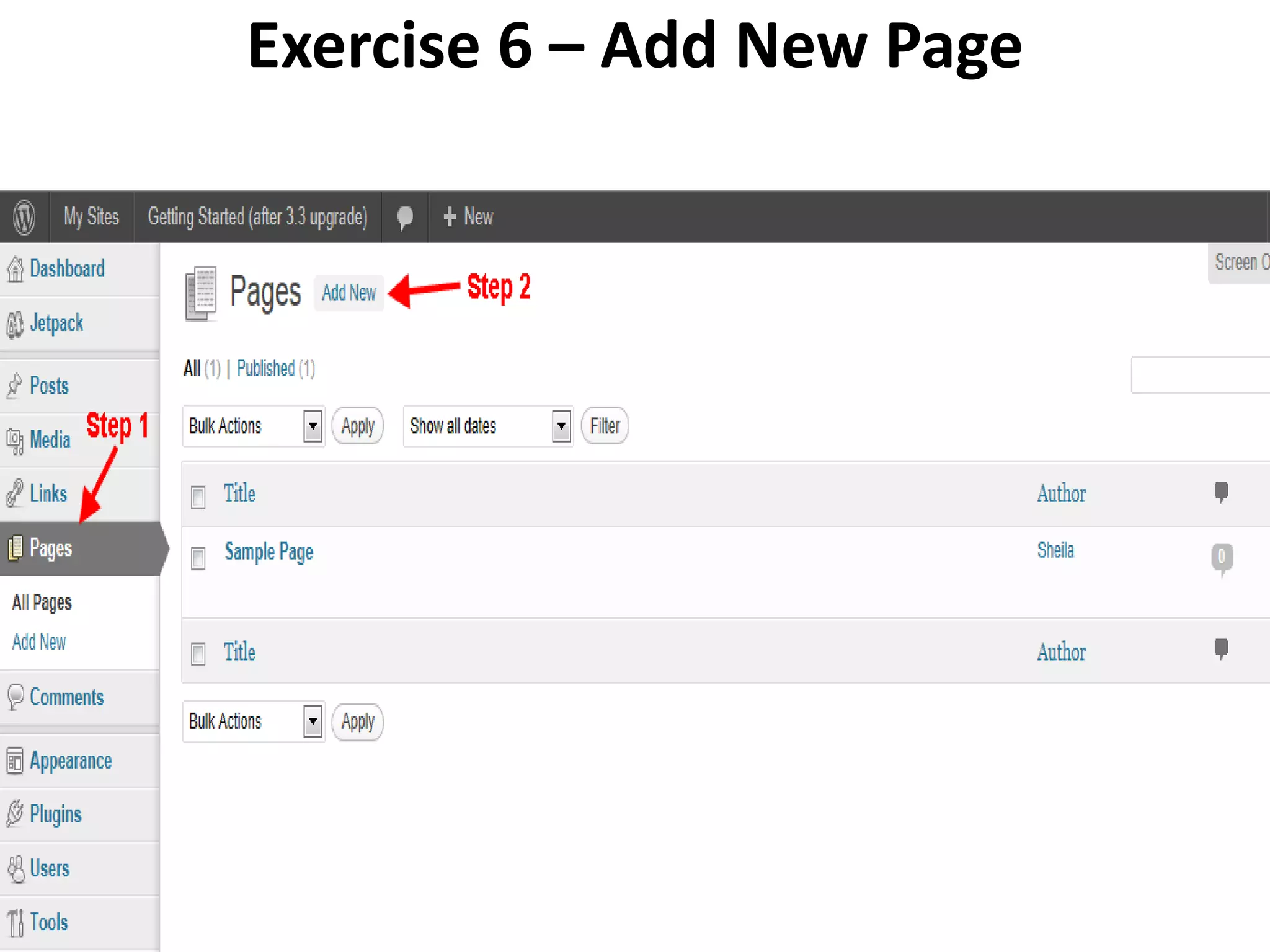Word press getting started | PPTX
