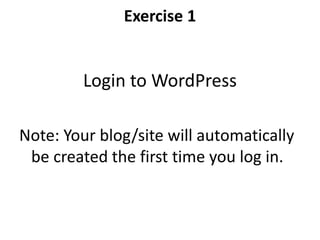 Word press getting started | PPTX