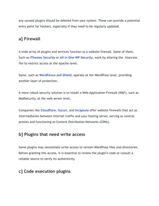 WordPress Hardening: Strategies to Secure & Protect Your Website | PDF ...