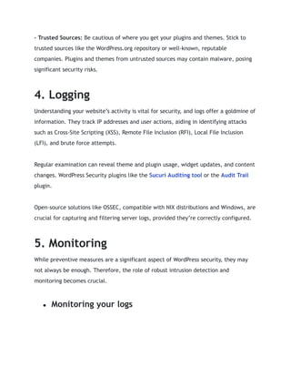 WordPress Hardening: Strategies to Secure & Protect Your Website | PDF ...
