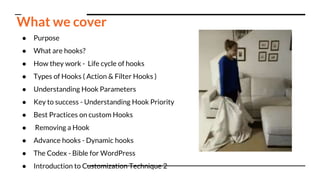 WordPress Hooks Action & Filters | PPT | Free Download