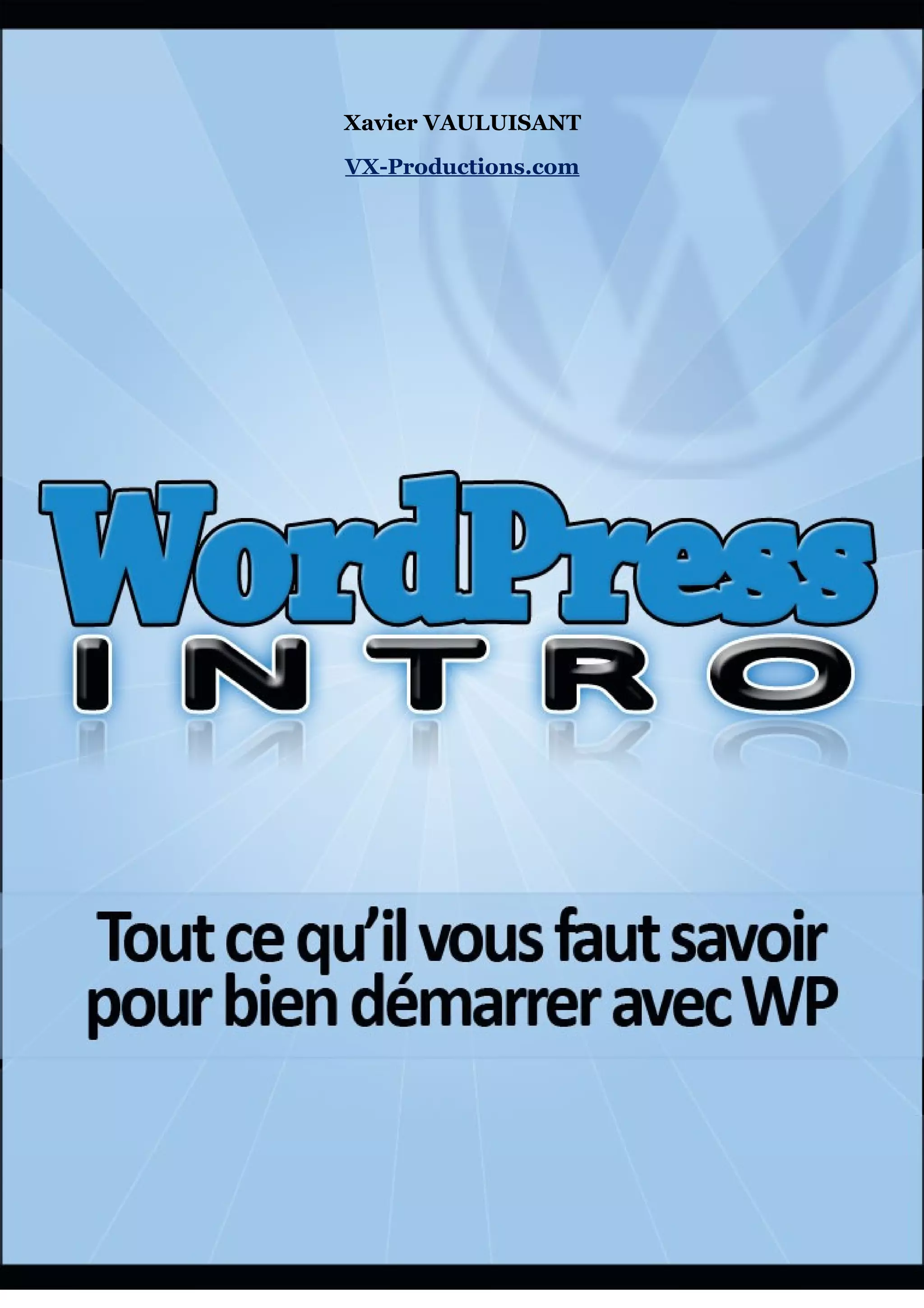 Word Press Intro | PDF