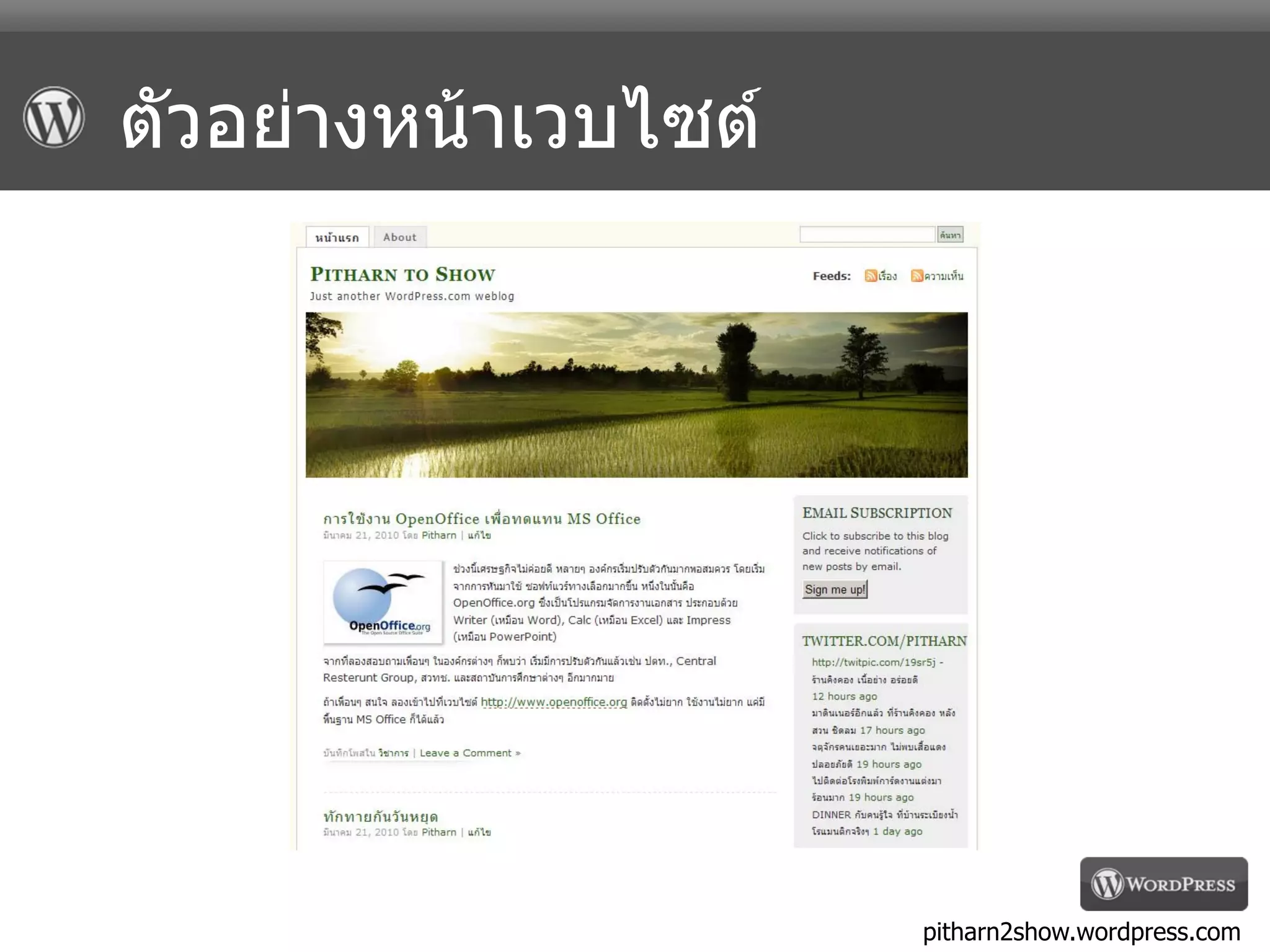 Wordpress Introduction Ppt 9748