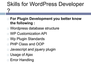 Wordpress Development Introduction | PPSX