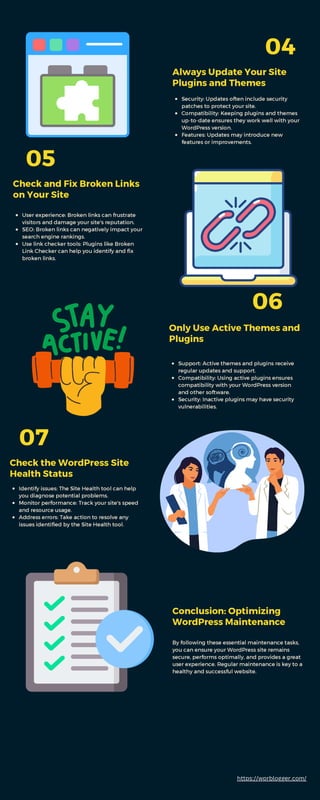 Top 7 WordPress Maintenance Checklist to Improve Site Performance and ...