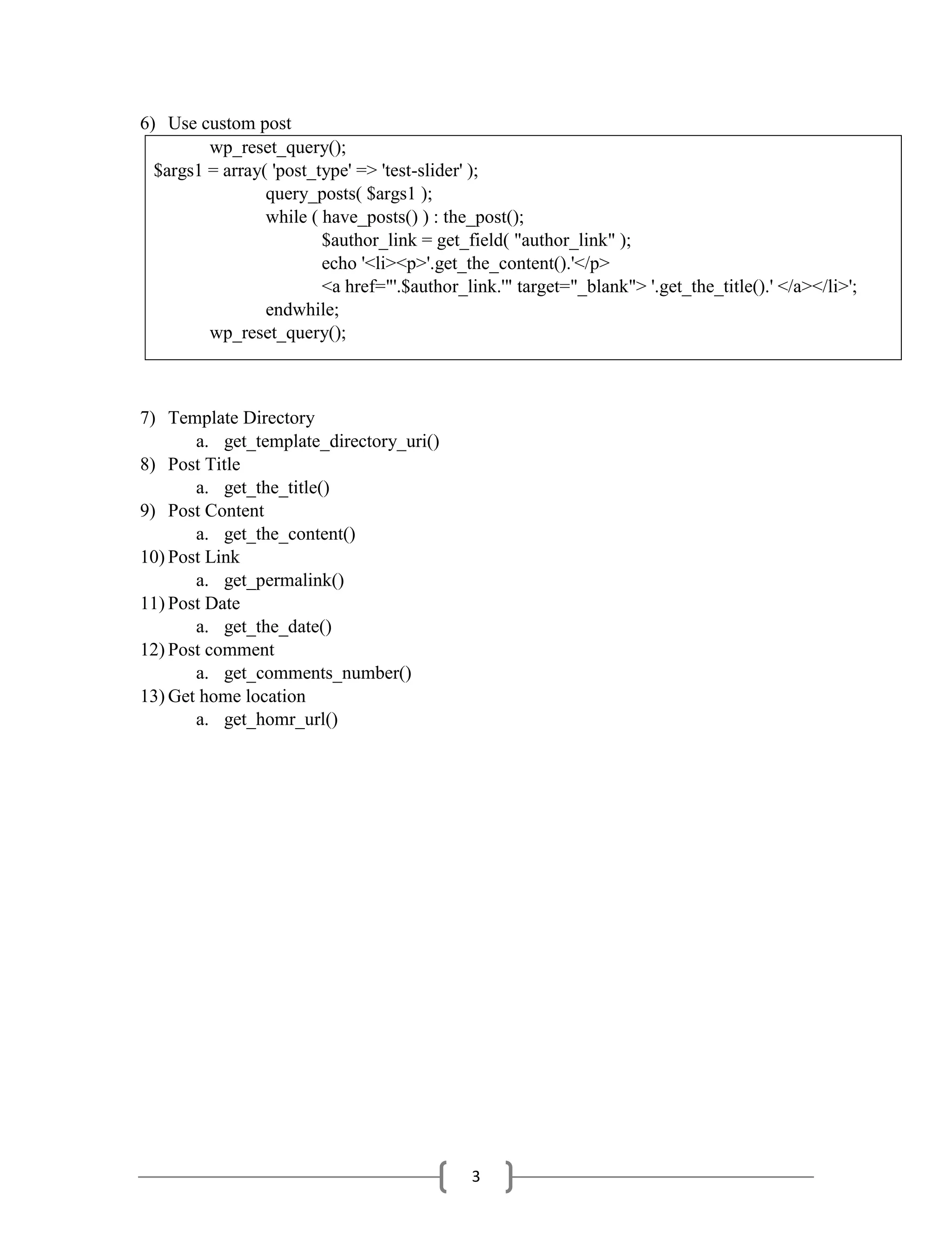 Wordpress Manual Document Pdf