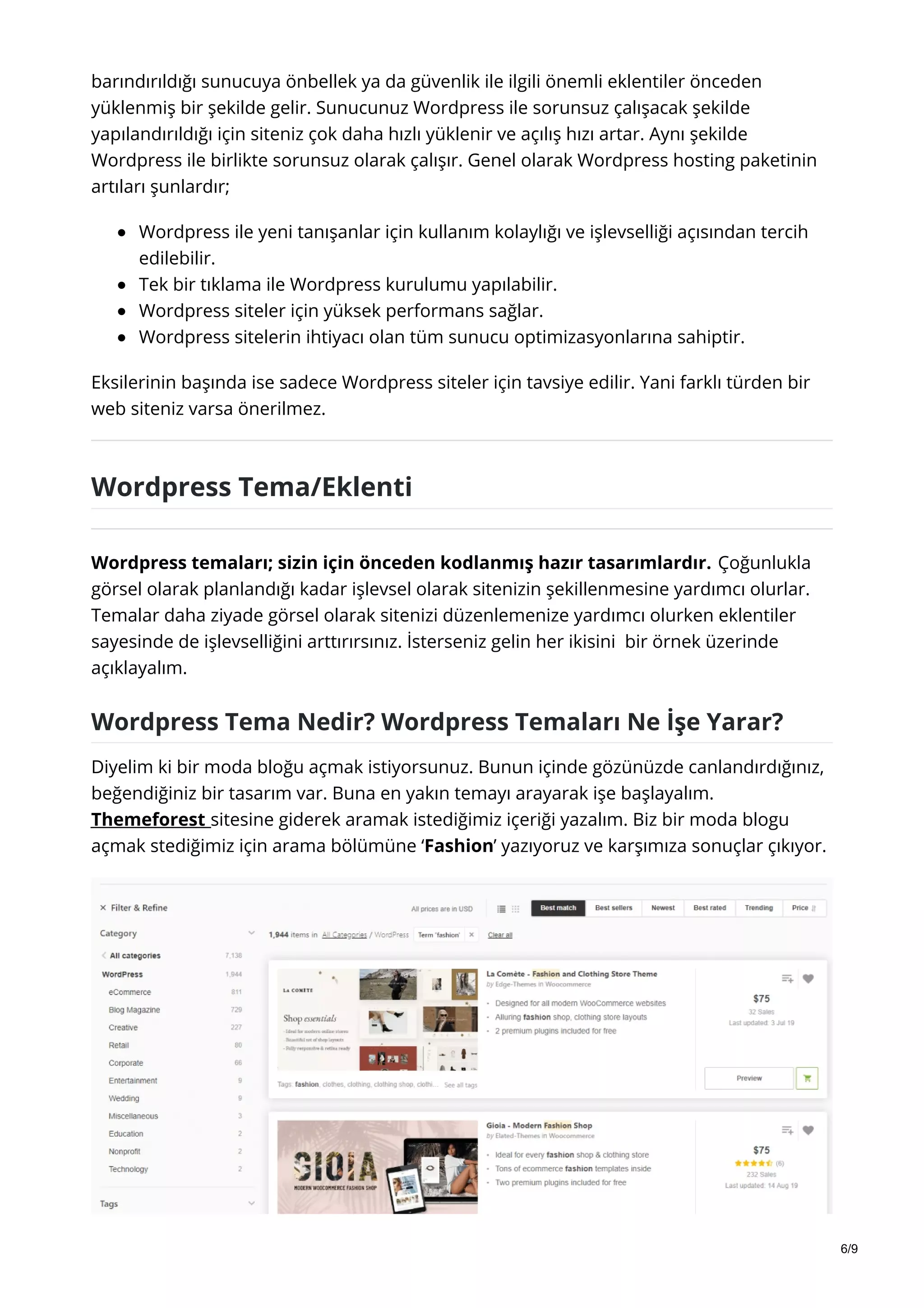 Wordpress Nedir Ne İşe Yarar? | PDF