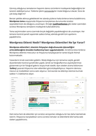 Wordpress Nedir Ne İşe Yarar? | PDF