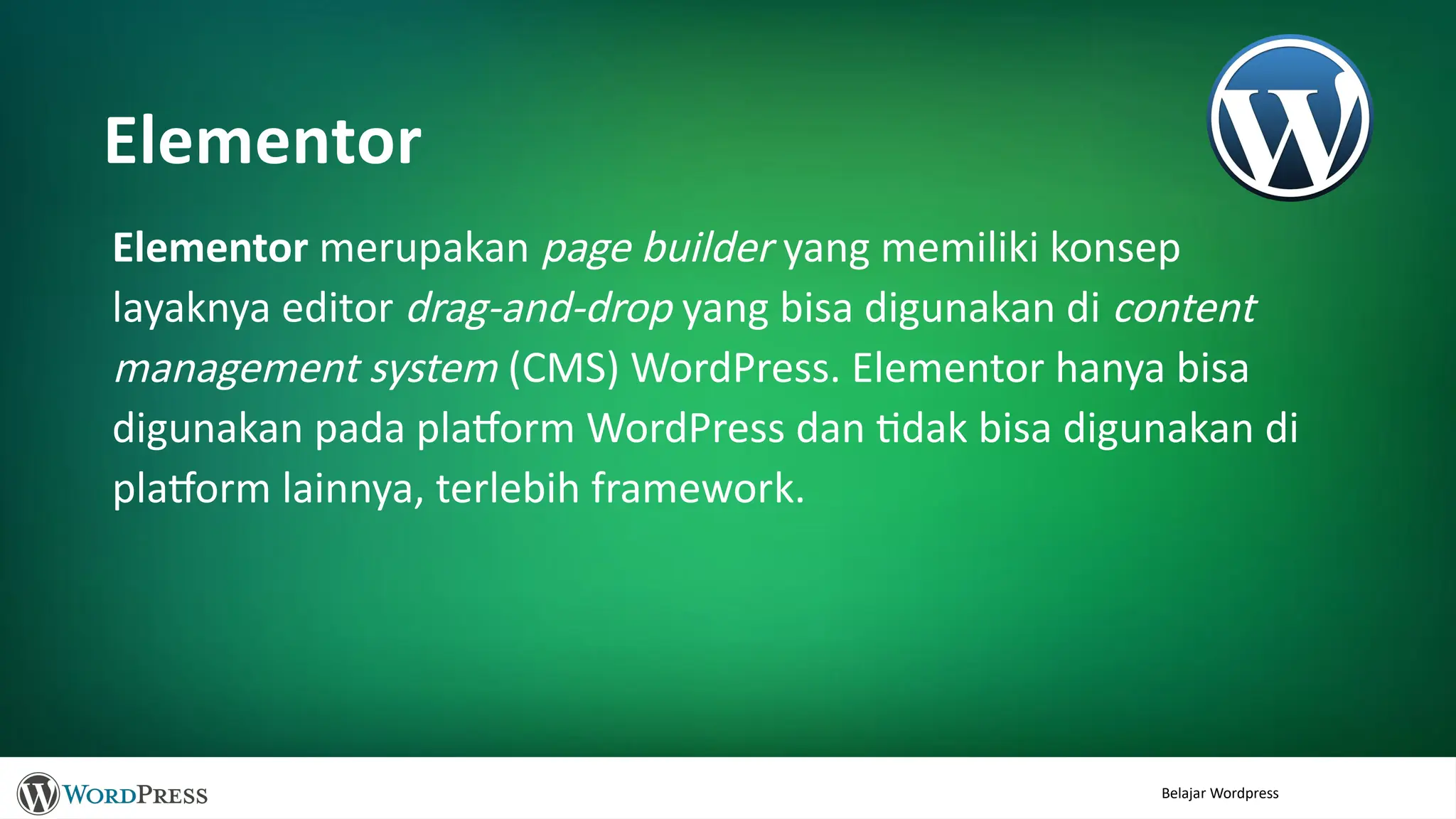 Wordpress ppt tentang file penting informatika | PPT