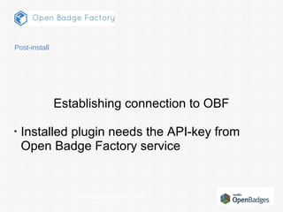 WordPress plugin for OBF | PPT